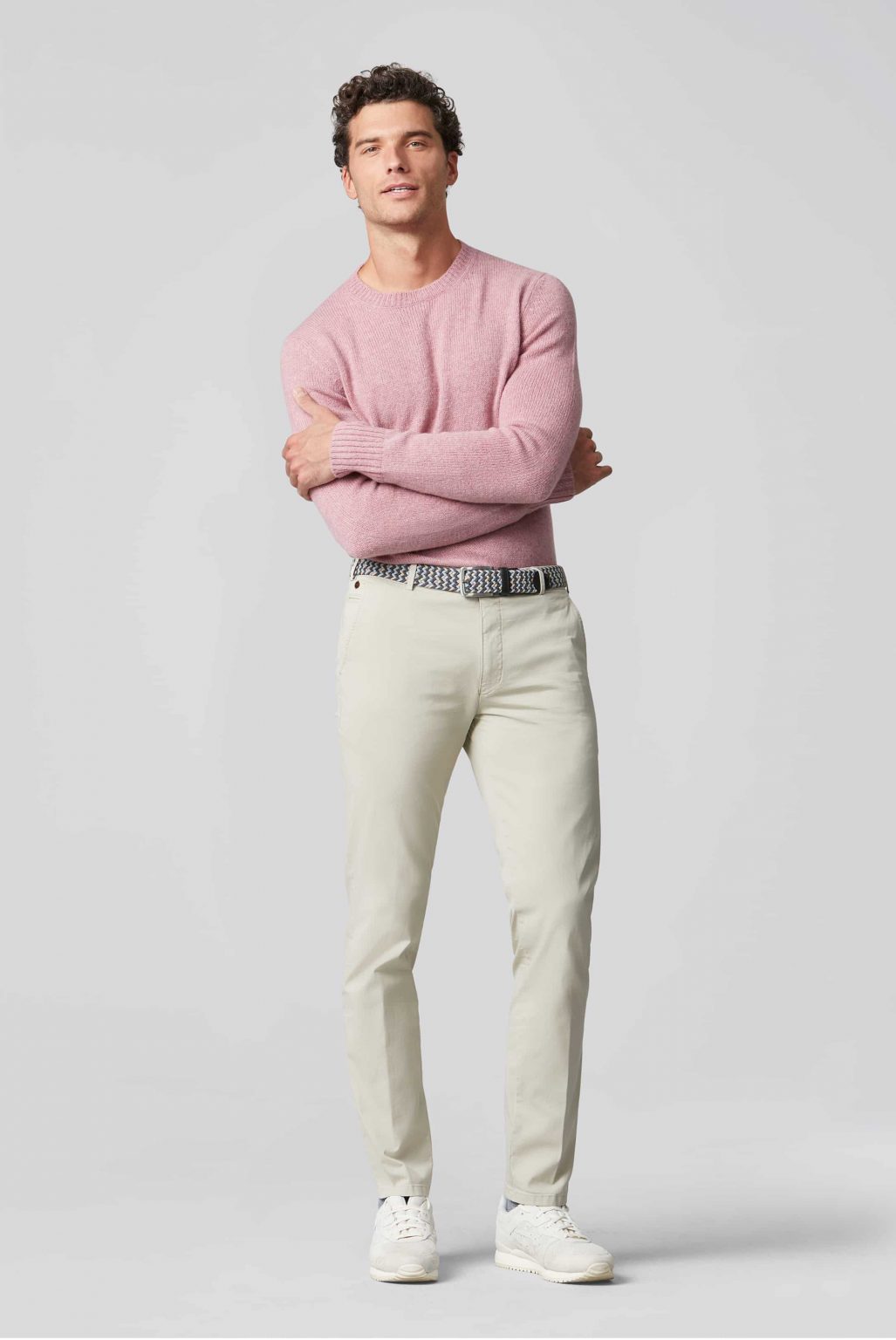 Cotton trousers from Meyer | First For Men UK